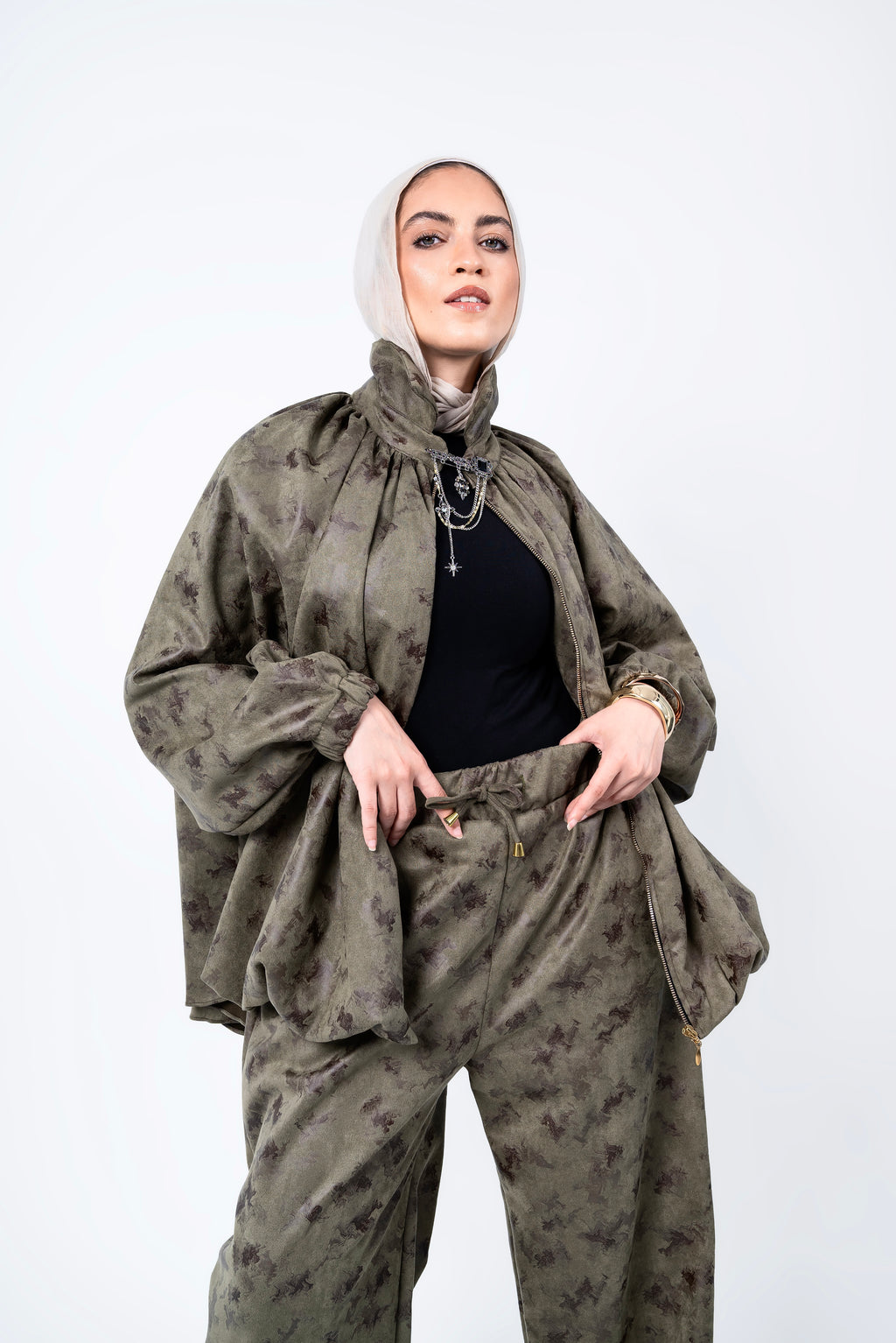 Crazy set in olive – Sohila Designs